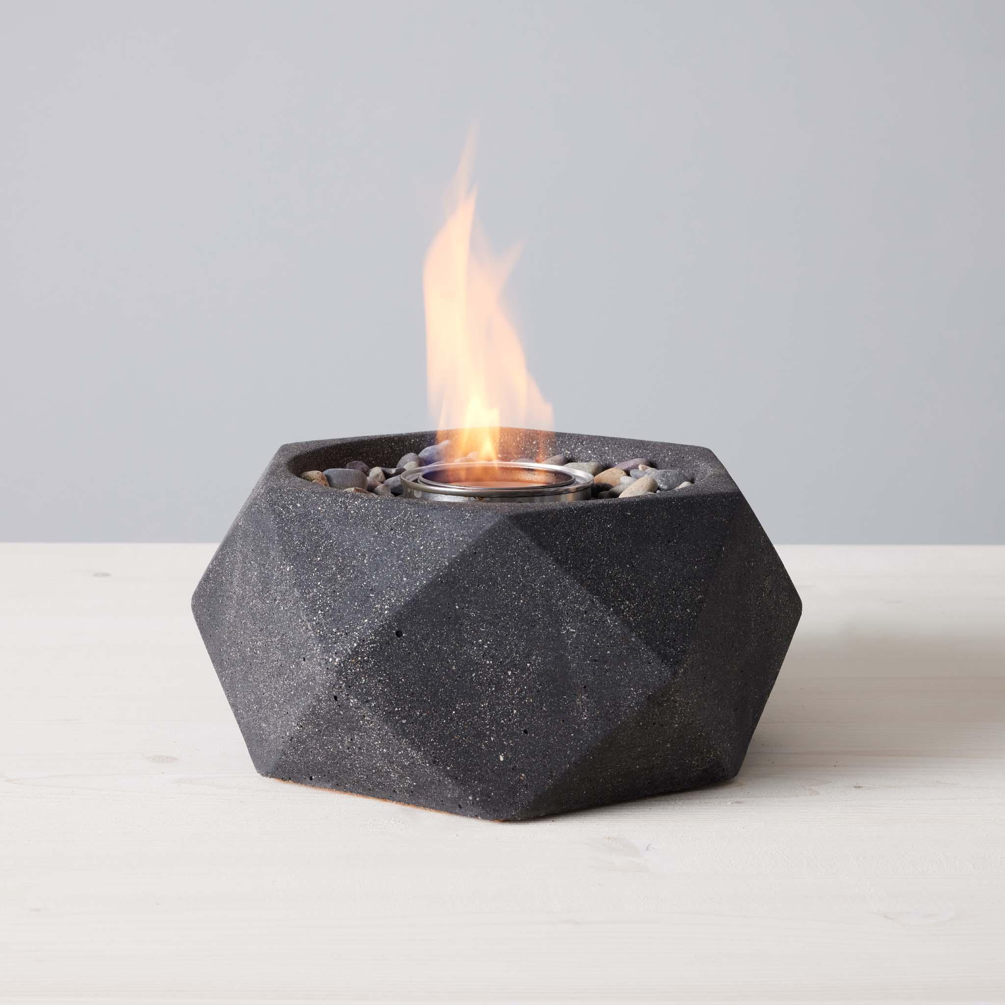 Geo Table Top Fire Bowl – Luxury Fire Canada