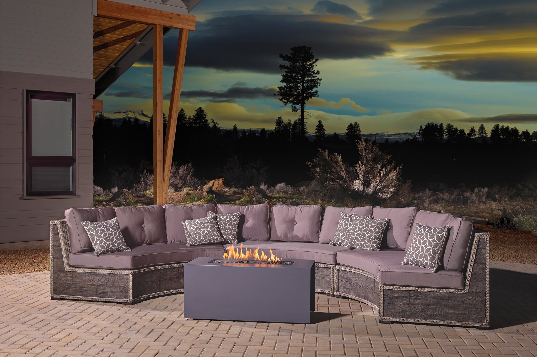 Relic Portable Fire Table - Beat To Music Fire Technology – Luxury Fire ...